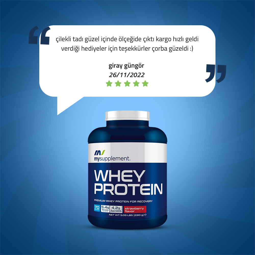 Whey Protein Tozu Çilekli 1656 gr Fiyatı | MySupplement | MySupplement